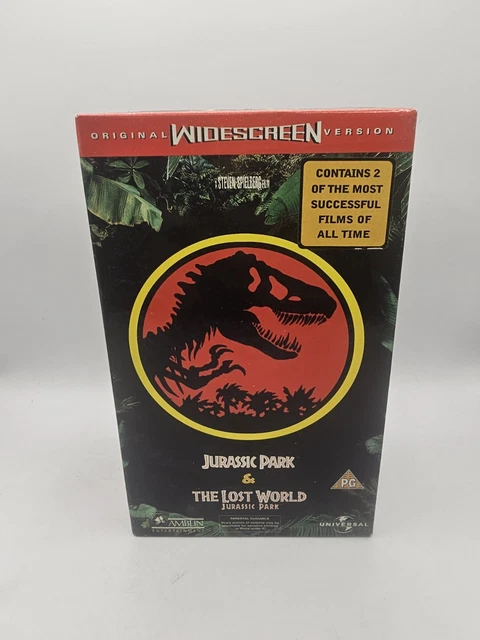 JURASSIC PARK & the Lost World VHS Double Box Set - Widescreen Very Rare £10.95 - PicClick UK