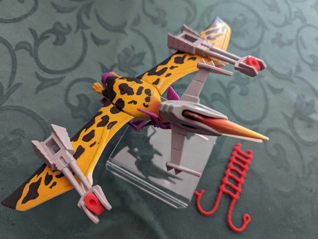 DINO RIDERS TYCO Quetzalcoatlus 3. Series with Accessories Super Rare ...