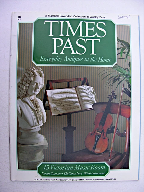 TIMES PAST NO 45 Victorian Music Room Parian Statues Canterbury Wind ...