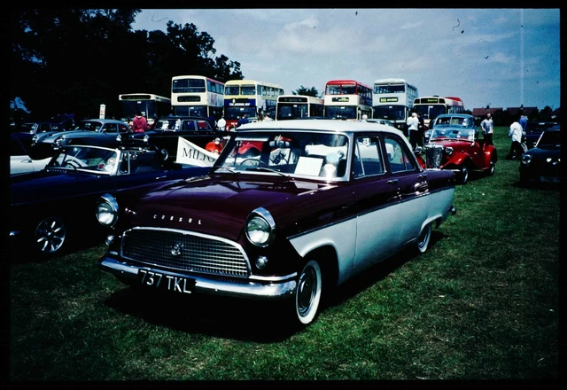 FORD 1950S. ZEPHYR & Mk2 Consul. Original Mounted Kodachrome x2 Photo ...