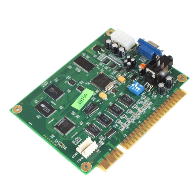SCHEDA ARCADE CLASSICS Jamma verticale CGA/VGA CRT/LCD PCB 60 IN 1 ...