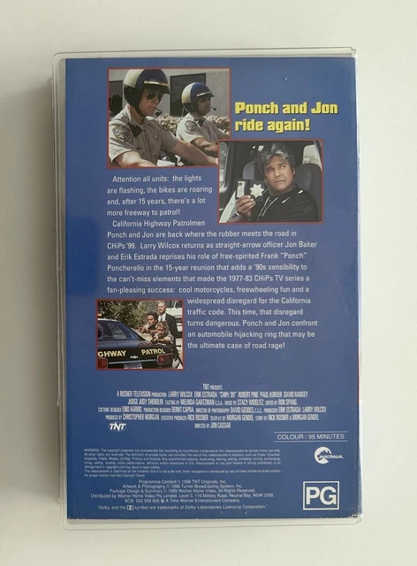CHIPS 99 [VHS] Warner Bros Big Box Ex-Rental Video Tape Action TV Movie ...
