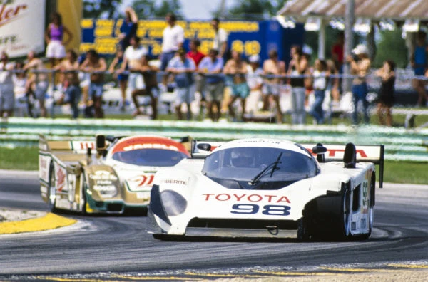 JUAN MANUEL FANGIO II Drake Olson Rocky Moran Toyota 88C IMSA 1989 Old ...