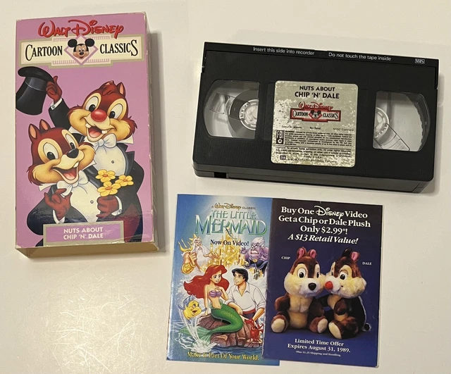 VHS WALT DISNEY Cartoon Classics - Vol 12 Nuts About Chip N Dale (VHS ...