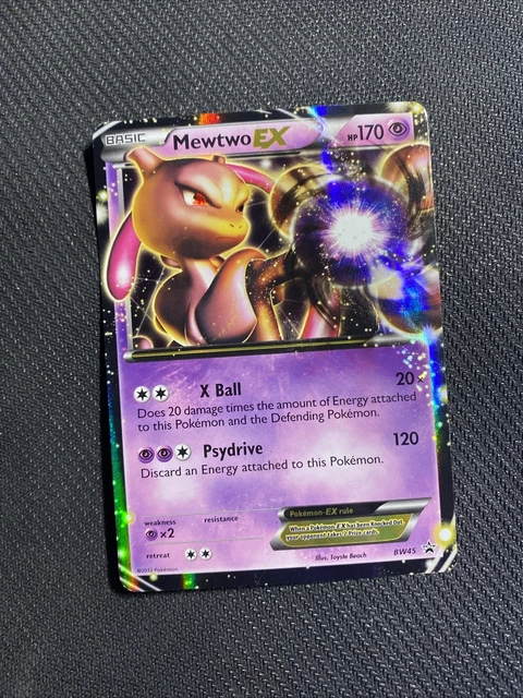 MEWTWO EX - BW45 - Pokemon Promo Black & White Ultra Rare Card MP $3.25 ...