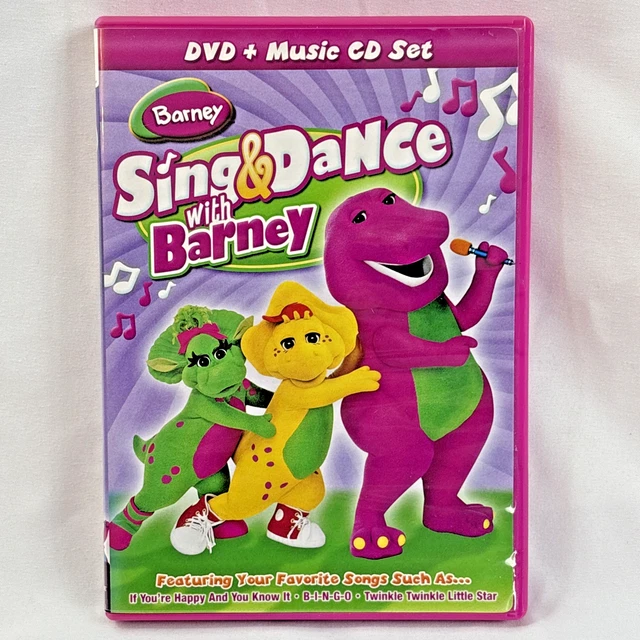 BARNEY SING AND Dance 2009 DVD and Sing & Dance Music CD Two Disc $14. ...