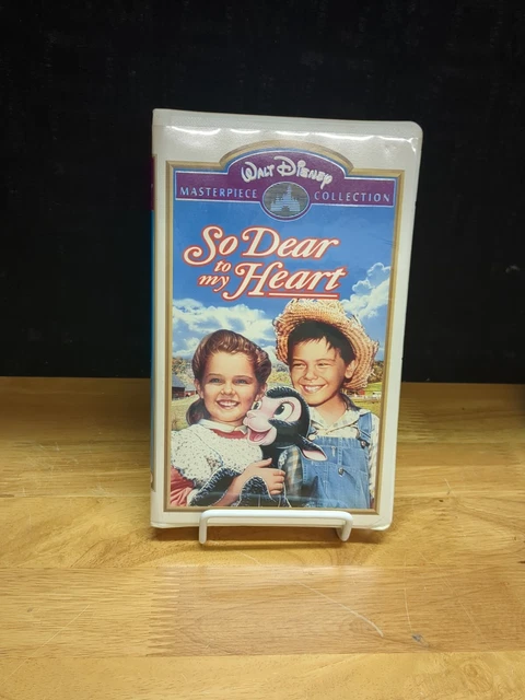 WALT DISNEY SO Dear to my Heart VHS Masterpiece Collection Clamshell ...