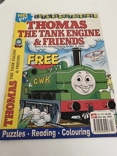 VINTAGE THOMAS THE Tank Engine & Friends Magazine 21st Jan 1998 Issue ...