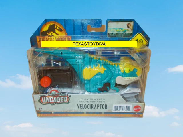 JURASSIC WORLD DOMINION Uncaged VELOCIRAPTOR DINOSAUR Click Tracker ...