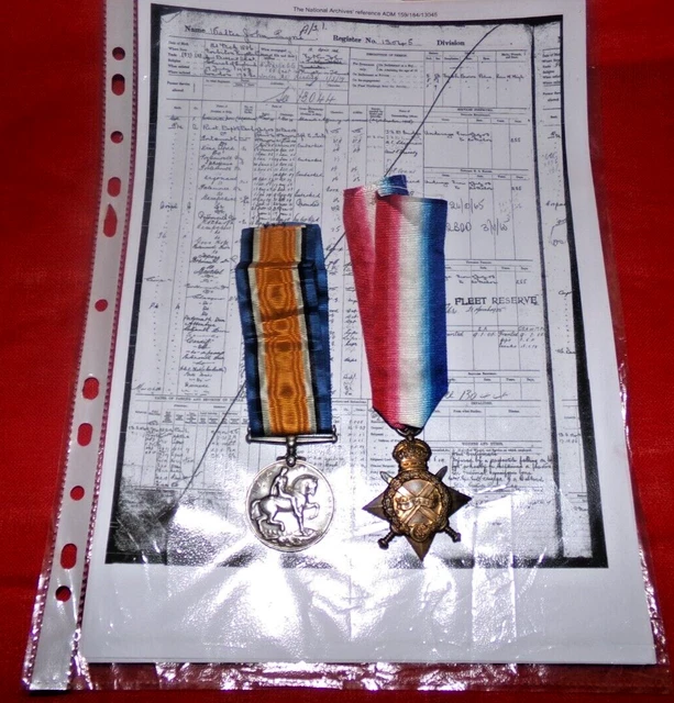 WW1 MEDALS TO Royal Marine Light Infantry £50.00 - PicClick UK