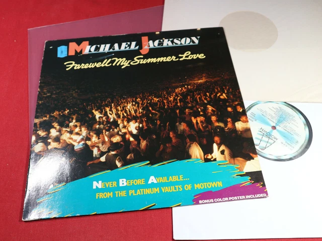 MICHAEL JACKSON FAREWELL MY SUMMER LOVE LP Motown ZL 72227 Germany sehr ...
