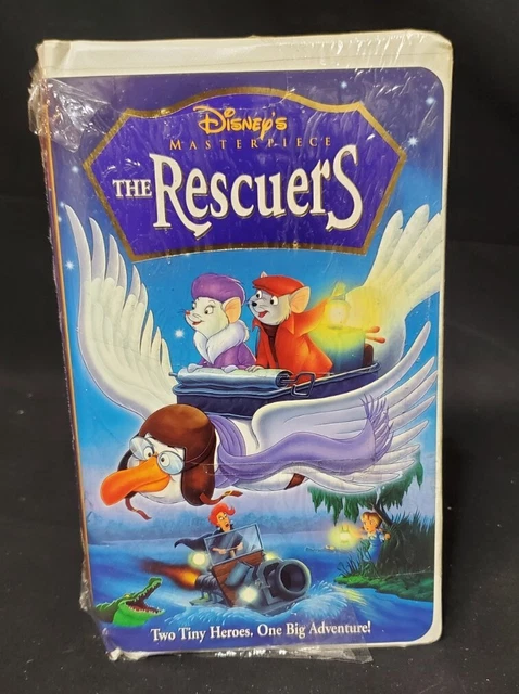 DISNEY'S MASTERPIECE THE Rescuers VHS 1999 Re-Release New Sealed VHS ...