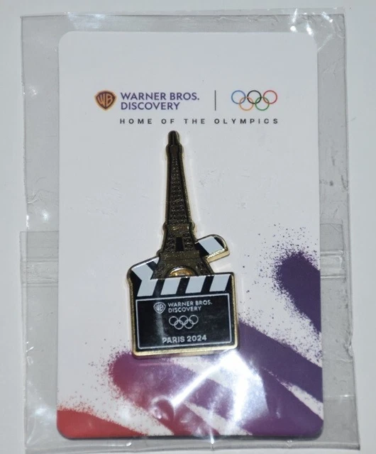 2024 PARIS OLYMPIC Games Olympics Warner Bros. Discovery Pin Eiffel ...