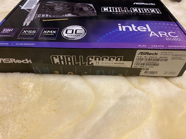 ASROCK INTEL ARC B580 Challenger Cl 12Go £497.52 - PicClick UK