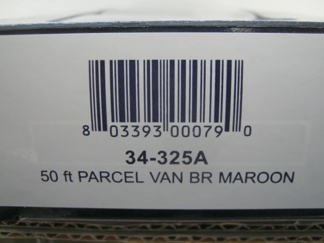 BACHMANN 34-325A 50FT. Ex-LMS Stanier Parcel Van M30980M BR Maroon New £22.00 - PicClick UK