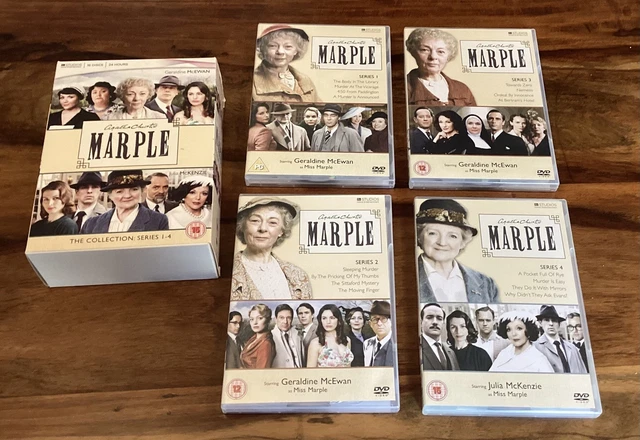 AGATHA CHRISTIE MARPLE, Poirot DVD Bundle £21.50 - PicClick UK
