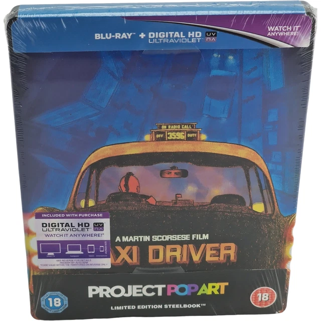 TAXI DRIVER-GALLERY BLU-RAY Steelbook Zavvi Di Niro Limitata 1000 Ex ...