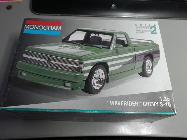 MONOGRAM BAUSATZ 2438 CHEVY S-10 WAVERIDER im Maßstab 1:25 von 1994 EUR ...
