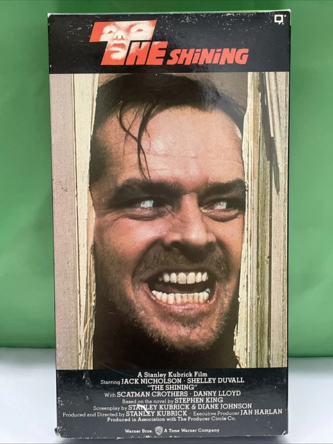 THE SHINING VHS Jack Nicholson 1980 Horror Movie Stanley Kubrick Stephen King £17.09 - PicClick UK