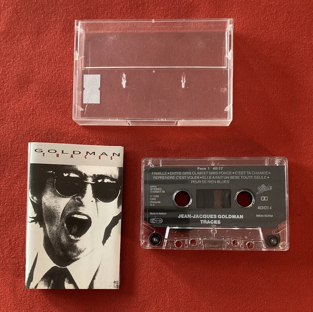JEAN JACQUES GOLDMAN Traces 1989 Epc 4634264 Cassette Audio K7 Bon État ... JEAN JACQUES GOLDMAN Traces 1989 Epc 4634264 Cassette Audio K7 Bon État ...