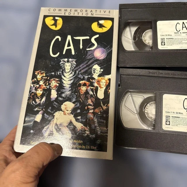 RARE CATS VHS tape 2-disc set £80.89 - PicClick UK