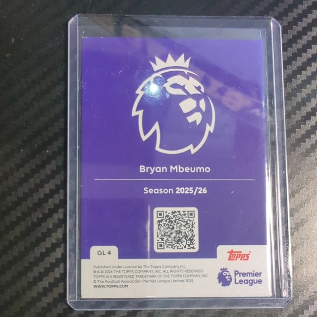 TOPPS PREMIER LEAGUE 25/26 Gold Lion Bryan Mbeumo Brentford £8.63 ...