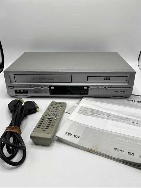 BUSH DVHS1/VA2 VHS/DVD Player Combo Recorder DVD/VHS Working Tested ...