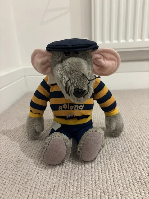 ROLAND RAT SOFT Toy Plush Teddy 80s Vintage 14” Hasbro Retro TV ...