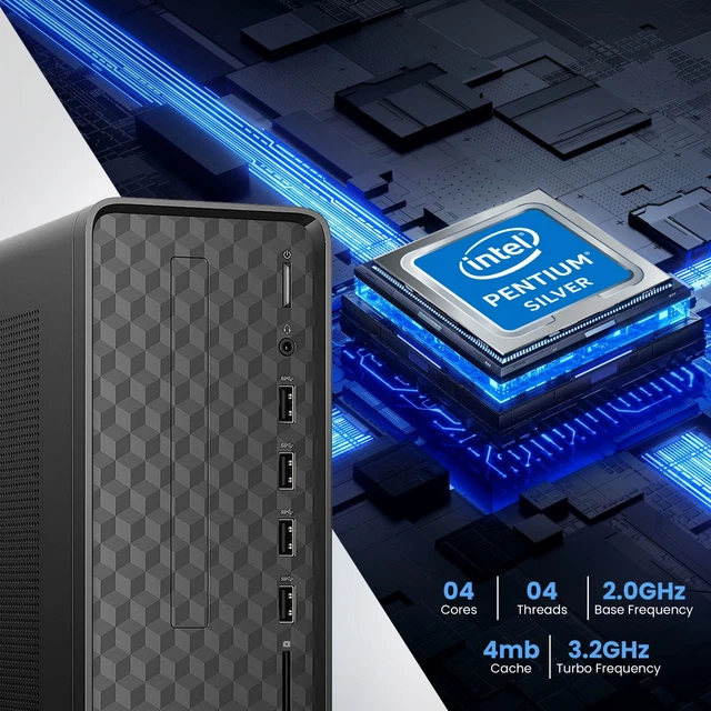 HP S01 SFF Computer PC Intel Pentium J5040 16GB Ram 1TB SSD 2TB HDD ...
