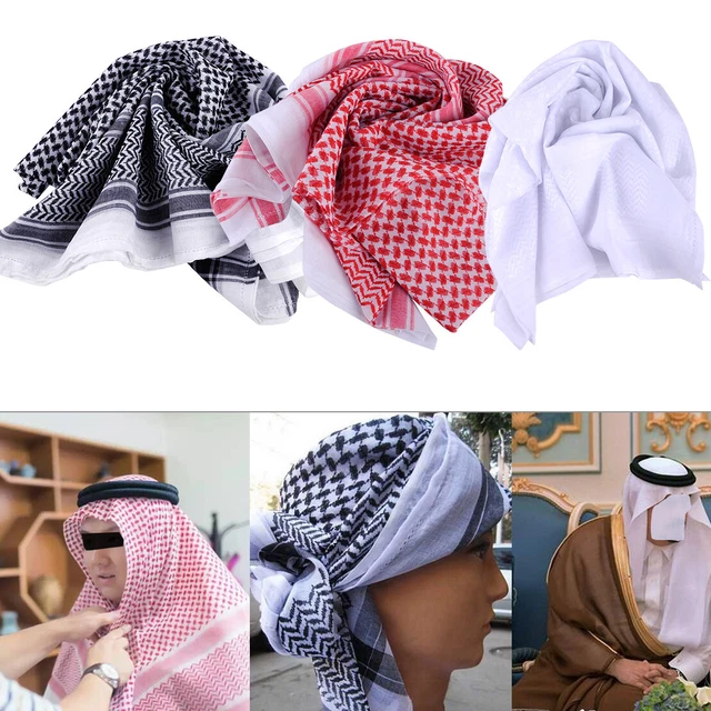 ARAB MUSLIM MEN Hijab Caps Turban Islamic Keffiyeh Scarf Headwear EUR ...