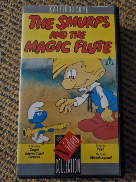 THE SMURFS AND The Magic Flute -VHS Cassette Tape -1985 £0.99 - PicClick UK