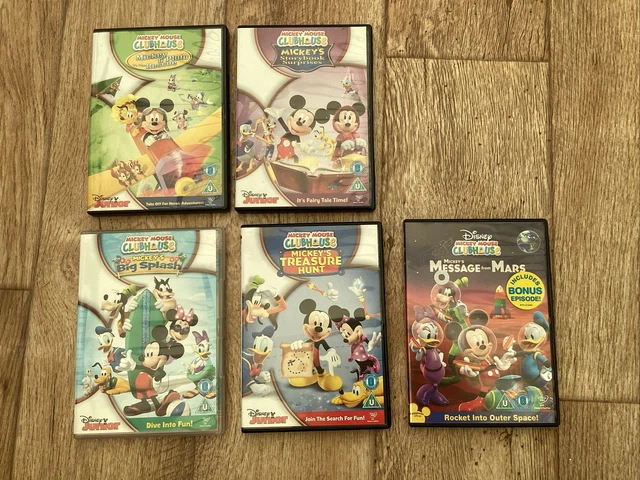 MICKEY MOUSE CLUBHOUSE 5x DVD Bundle Set Treasure Hunt Rescue Mars ...