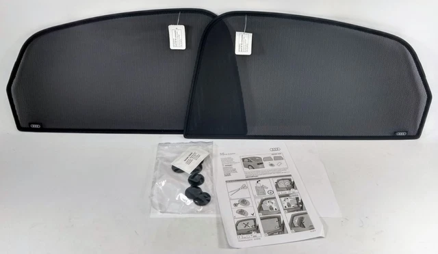 AUDI A6 C7 Saloon Sun Blind Shade Kit Rear Door Windows GENUINE ...