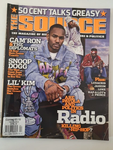 THE SOURCE MAGAZINE #163 April 2003 Snoop Dogg Cam'Ron Lil Kim Luke ...