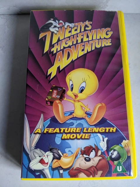 TWEETY'S HIGH FLYING Adventure (VHS 2000) Video Tape £6.99 - PicClick UK