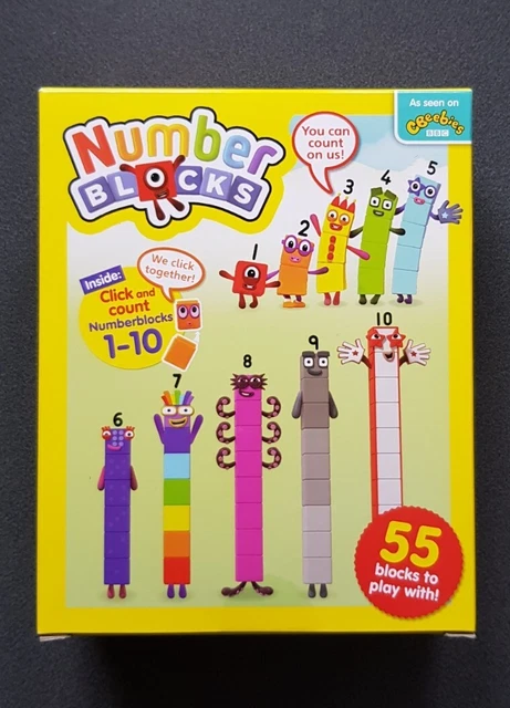 Cbeebies Numberblocks 1 10 With Stickers 55 Number Blocks In A Boxed T Set Eur 1864 