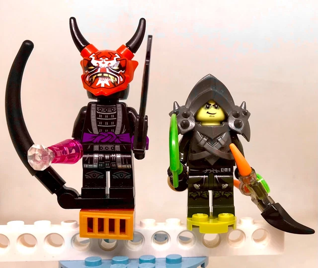 LEGO NINJAGO LORD Garmadon Oni Mask + Morro Green Evil 223 Aaa EUR 17 ...