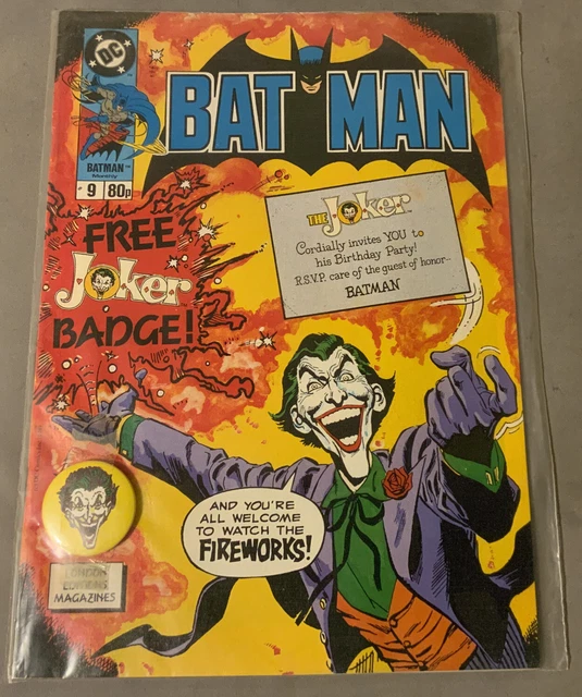 DC COMICS ISSUE#9 ‘Batman’ 1989 Monthly London Editions Magazine Inc ...