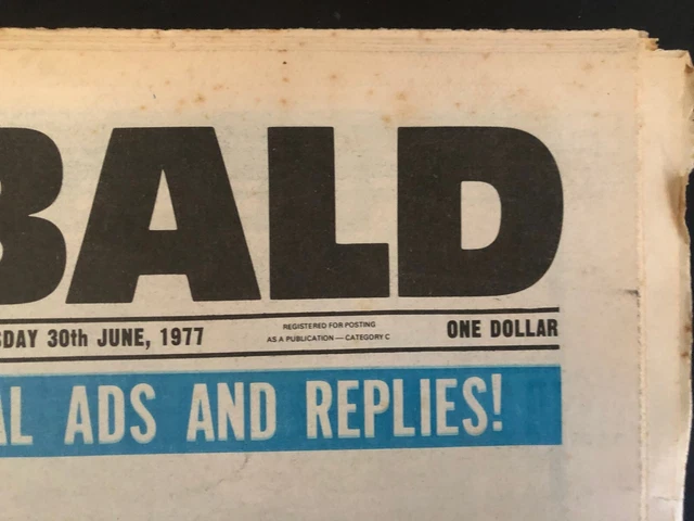 AUSTRALIAN NEWSPAPER RIBALD 240 1977 Passions of Willow cartoon ...