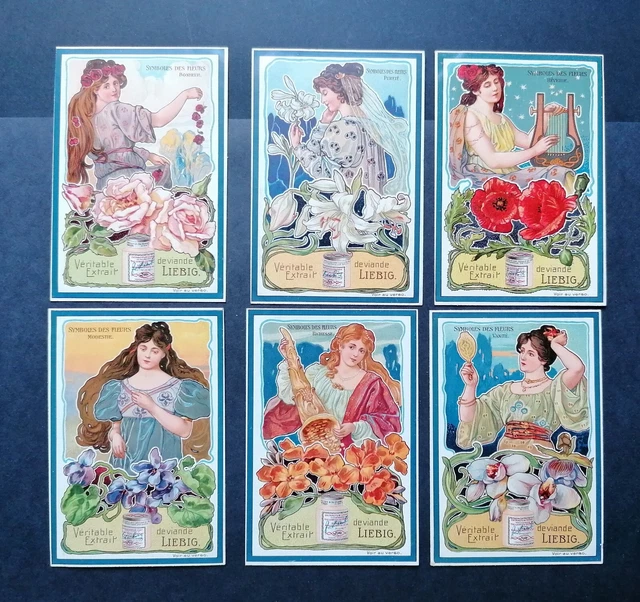 CHROMOS LIEBIG. SÉRIE Complète. 6 Chromos. Symbole Des Fleurs .TTB ...