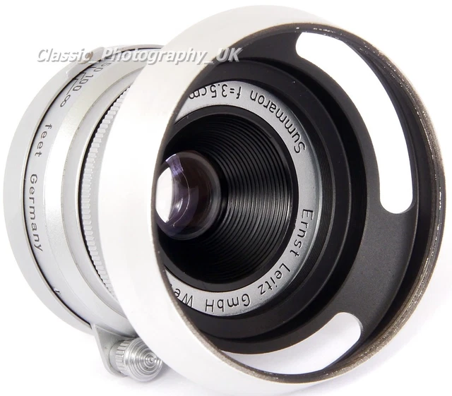 LEITZ SUMMARON 1:2.8 f=3.5cm / LEICA Summicron 2/35 Leica E39 fit 39mm ...