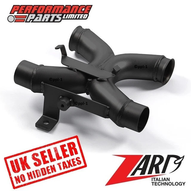 TRIUMPH BONNEVILLE T120 2019 Zard De-CAT Exhaust Link X Pipe Black ...