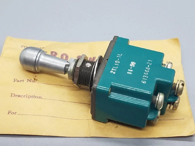 NOS HONEYWELL MICRO Switch Toggle Switch w/ Locking Lever MS24659-21L ...