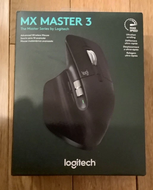 LOGITECH MX MASTER 3 ~910-005647~Advanced Wireless Mouse Ultrafast ...