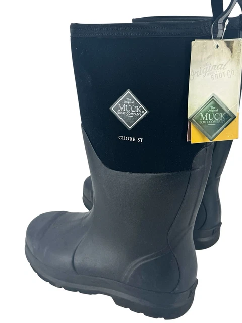 THE ORIGINAL MUCK Boot Company Chore Steel Toe Men’s Size 12 £82.52 ...