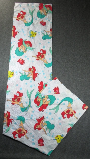 VINTAGE DISNEY'S THE Little Mermaid 1990s Valance Curtain Made in USA ...