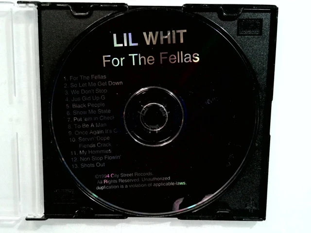 LIL WHIT FÜR Die Fellas CD 1994 G-Funk Gangsta Rap City Street Records ...