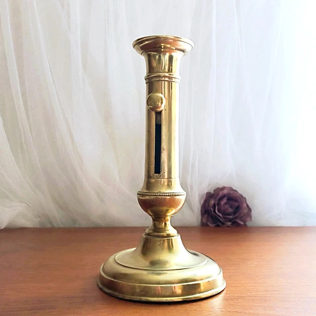 ANCIEN BOUGEOIR À binet coulissant en cuivre doré Début XXᵉ EUR 20,00 ...