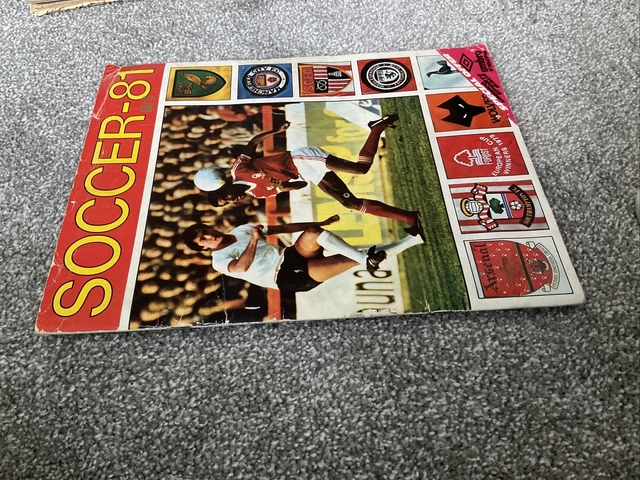FKS SOCCER STARS 81 1981 football sticker album division 1 complete £50 ...