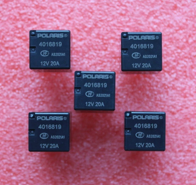5PCS FOR POLARIS 4016819 General Purpose Power Relay Coil Voltage 12VDC ...